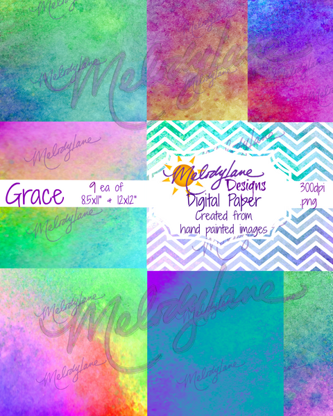 Grace Digital Paper Set – MelodyLaneDesigns